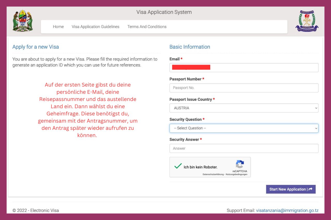Tansania Visum beantragen | Reiseblog und Fotografieblog aus Österreich